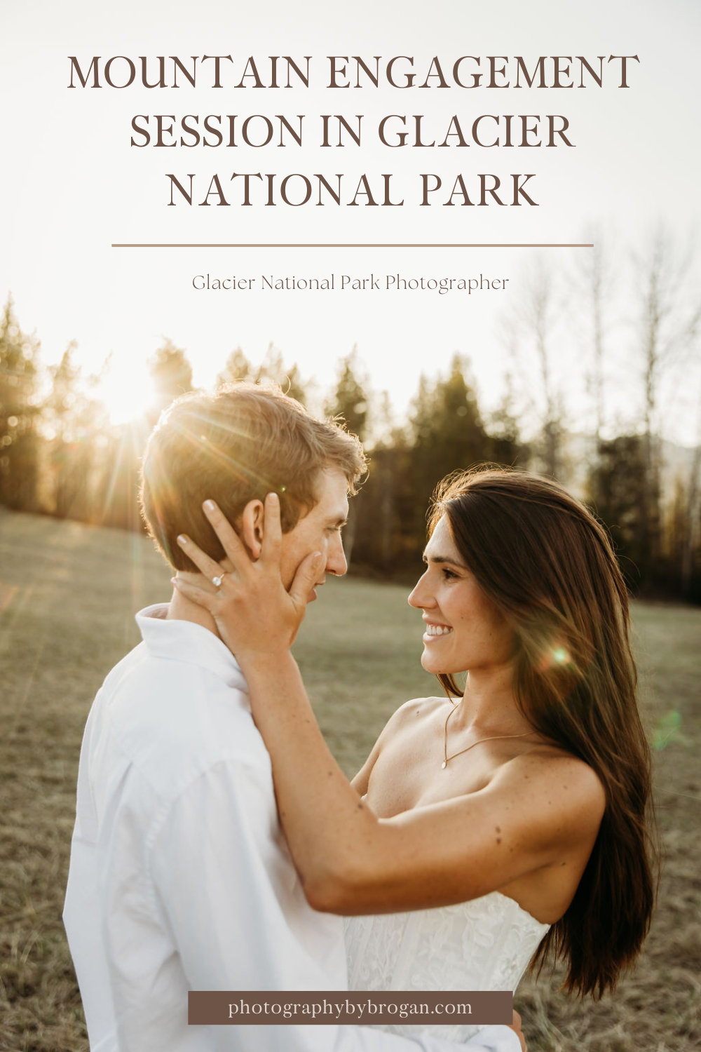 Mountain Engagement Session in GNP | Glacier National Park Photographer