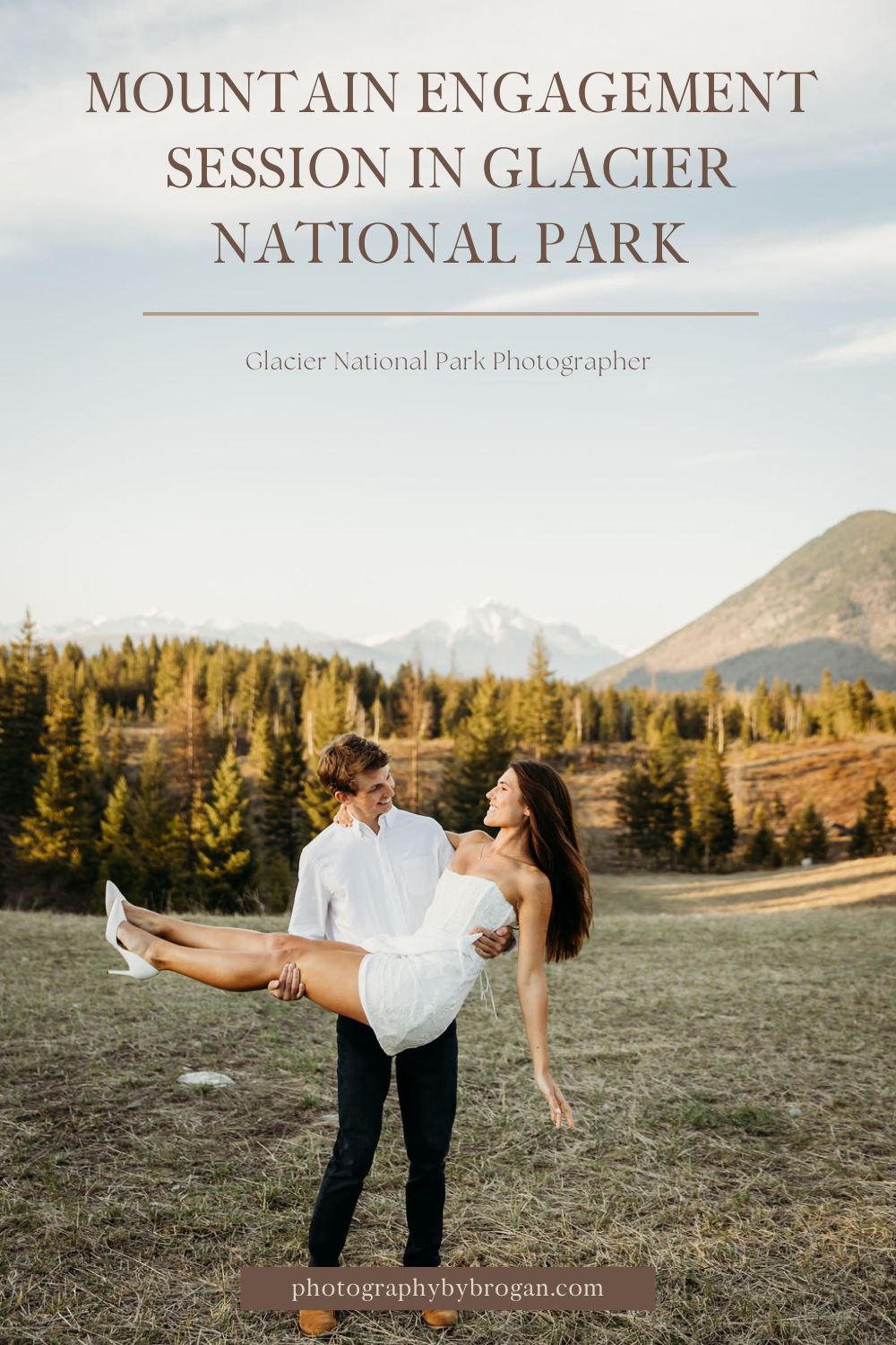 Mountain Engagement Session in GNP | Glacier National Park Photographer