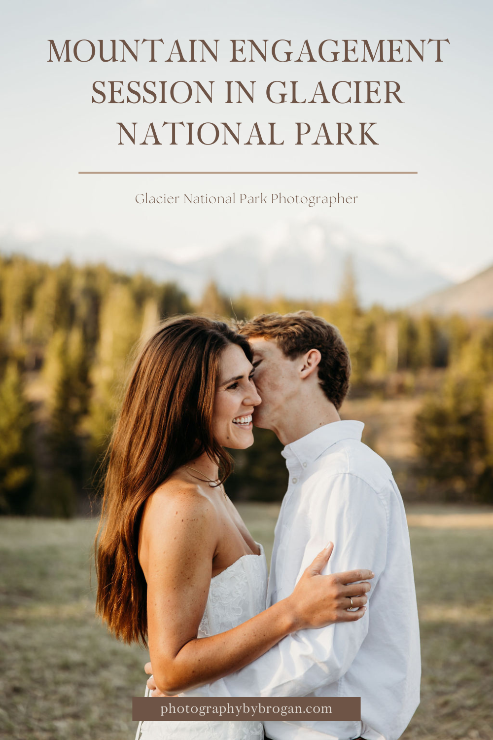 Mountain Engagement Session in GNP | Glacier National Park Photographer