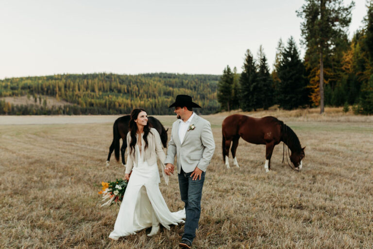 Western Fall Wedding in Montana at Star Meadows Ranch ...